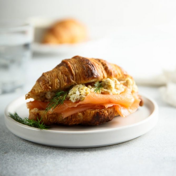 Salmon Florentine Croissant – Salt Village French Patisserie